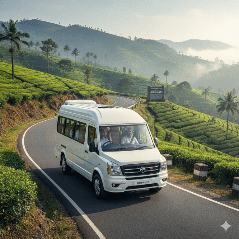 Group Comfort: Dindigul to Varkala Cliff 3 Nights / 4 Days 12+1 Tempo ...